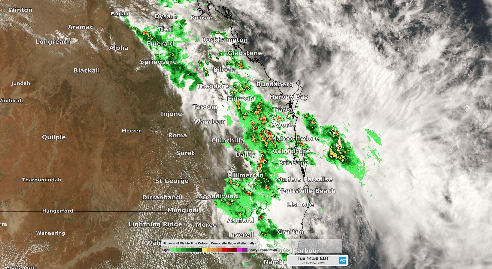 Severe Storms Hitting Southeast Qld